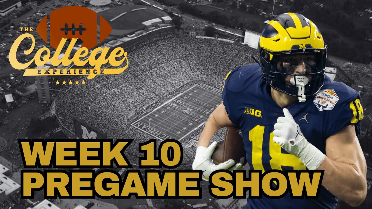 Week 10 College Football Pregame Show | The College Football Experience ...