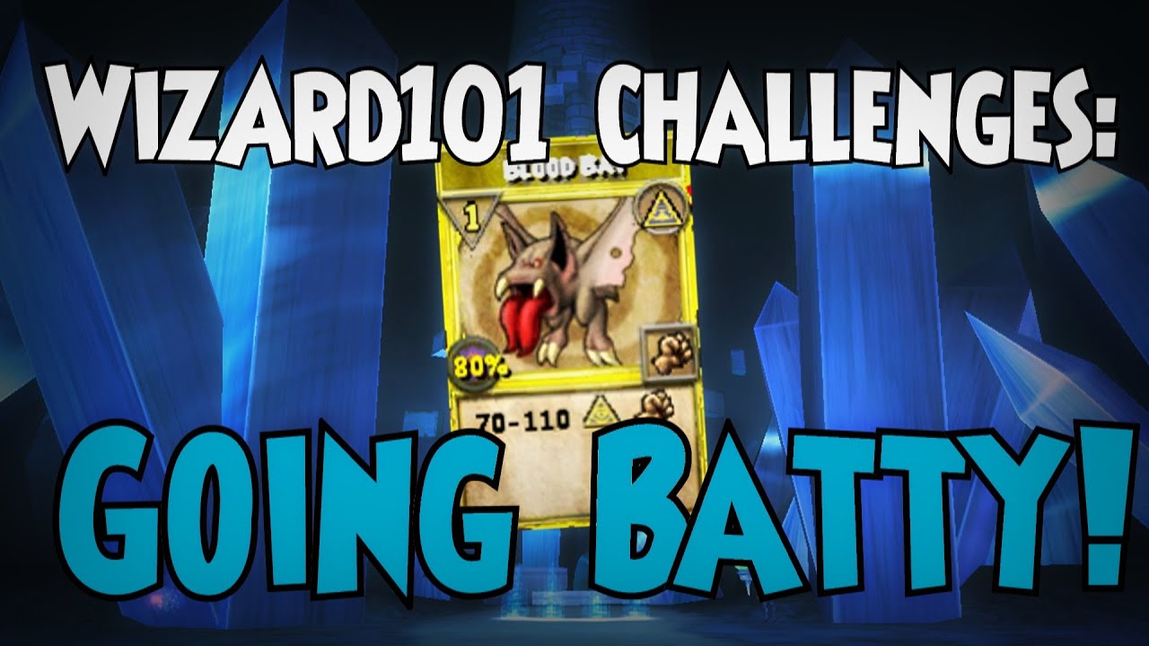 Wizard101 Challenges: Going Batty! (Blood Bat vs. Ghost Avalon) - YouTube