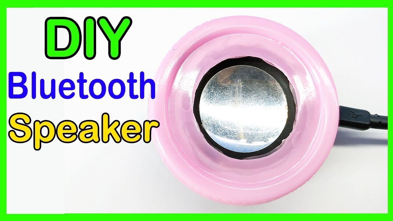 How to make easy bluetooth speaker - YouTube
