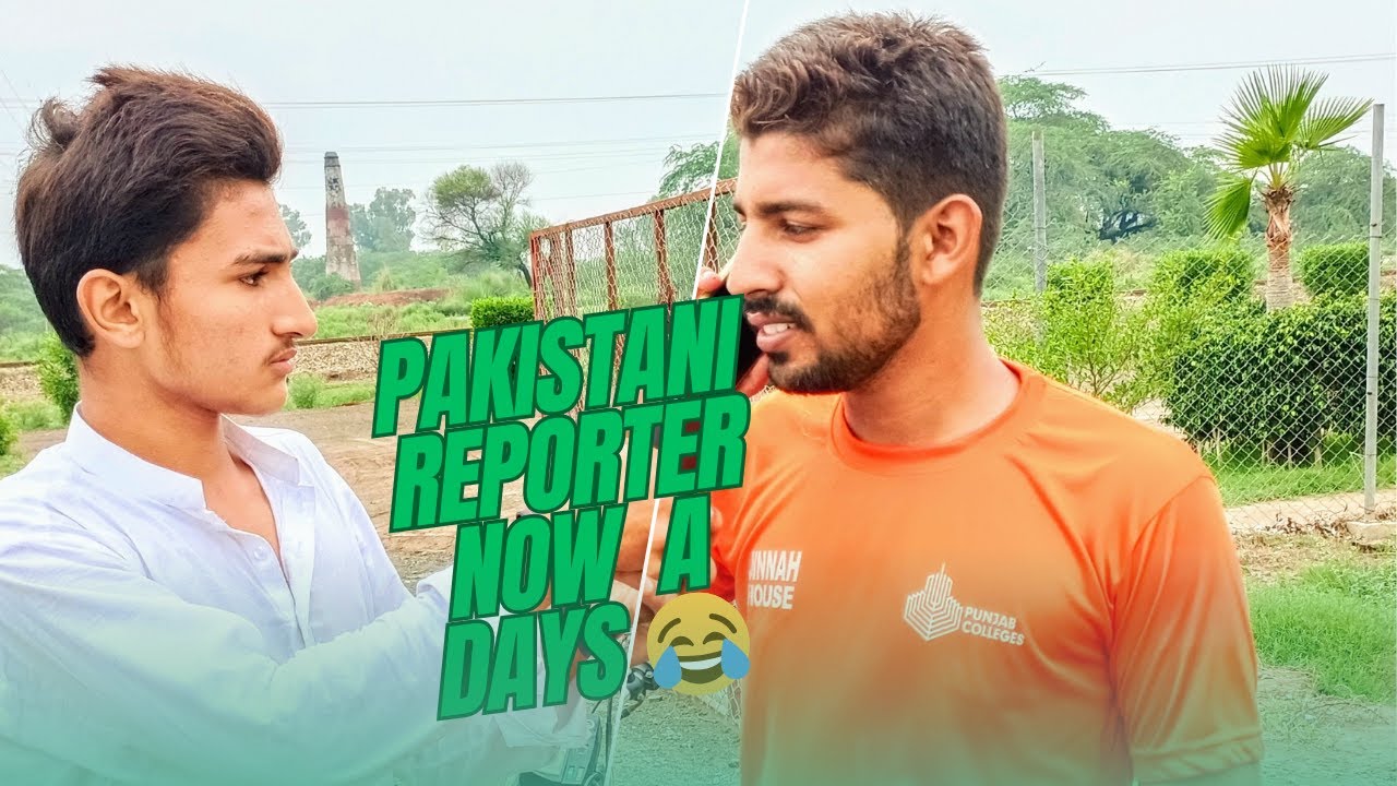 Pakistani reporters now a days - YouTube