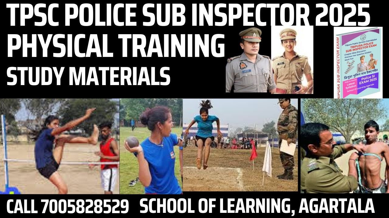 Tripura Police Sub Inspector Exam 2025 Physical Training | Height ...