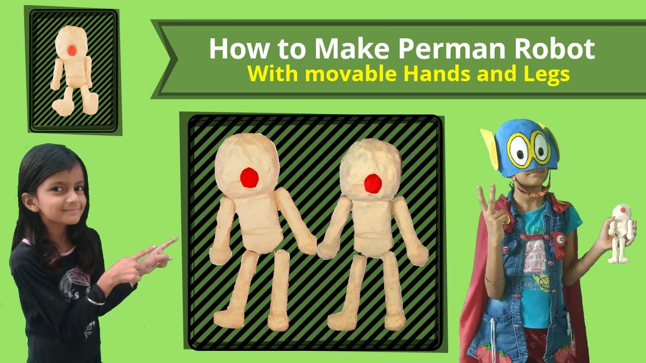 How to make Perman Robot/Copy Robot with newspaper at home | Perman ...