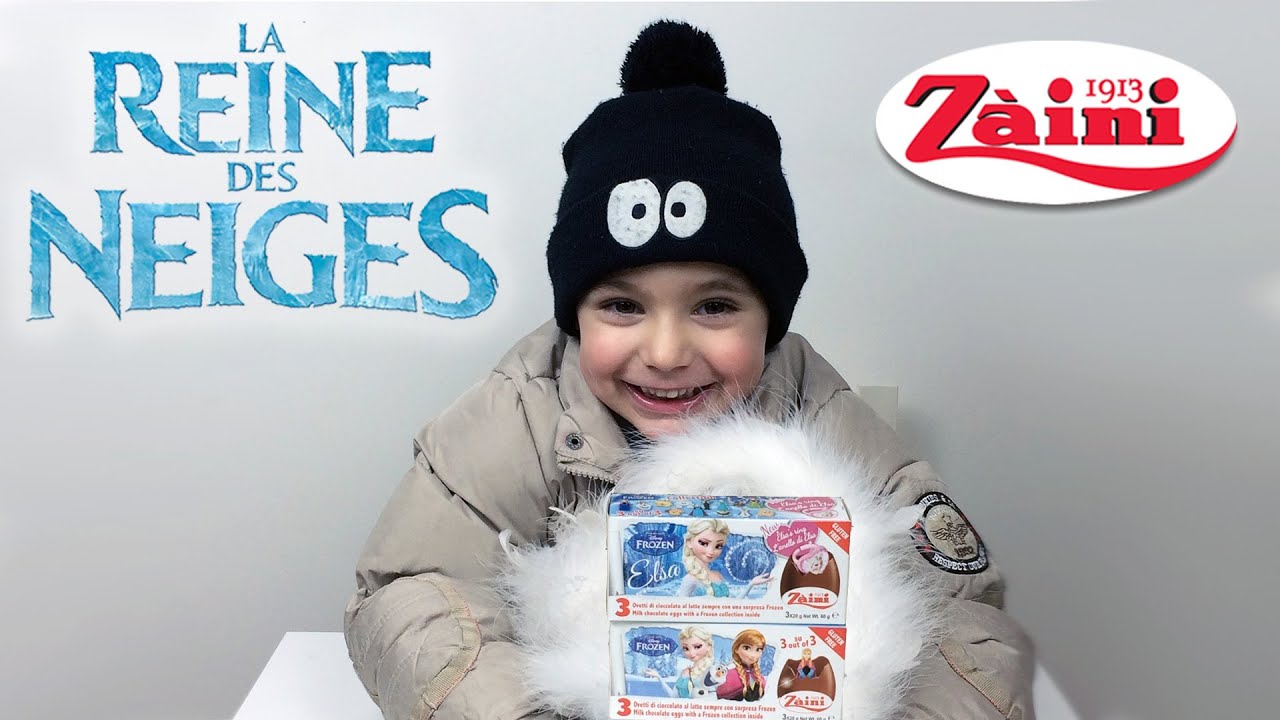 6 oeufs surprises Zaini Reine des Neiges - Unboxing 6 Zaini surprise ...