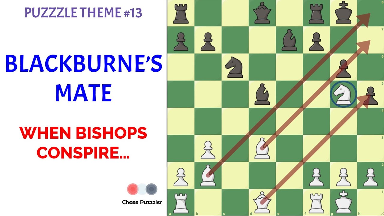 Puzzzle #13. Blackburne's Mate - YouTube