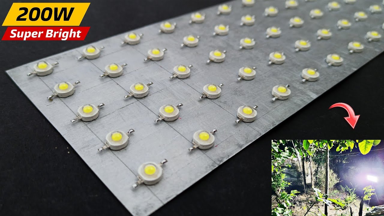 Build A Super Bright Studio Light | Making High Bright Light For Video ...