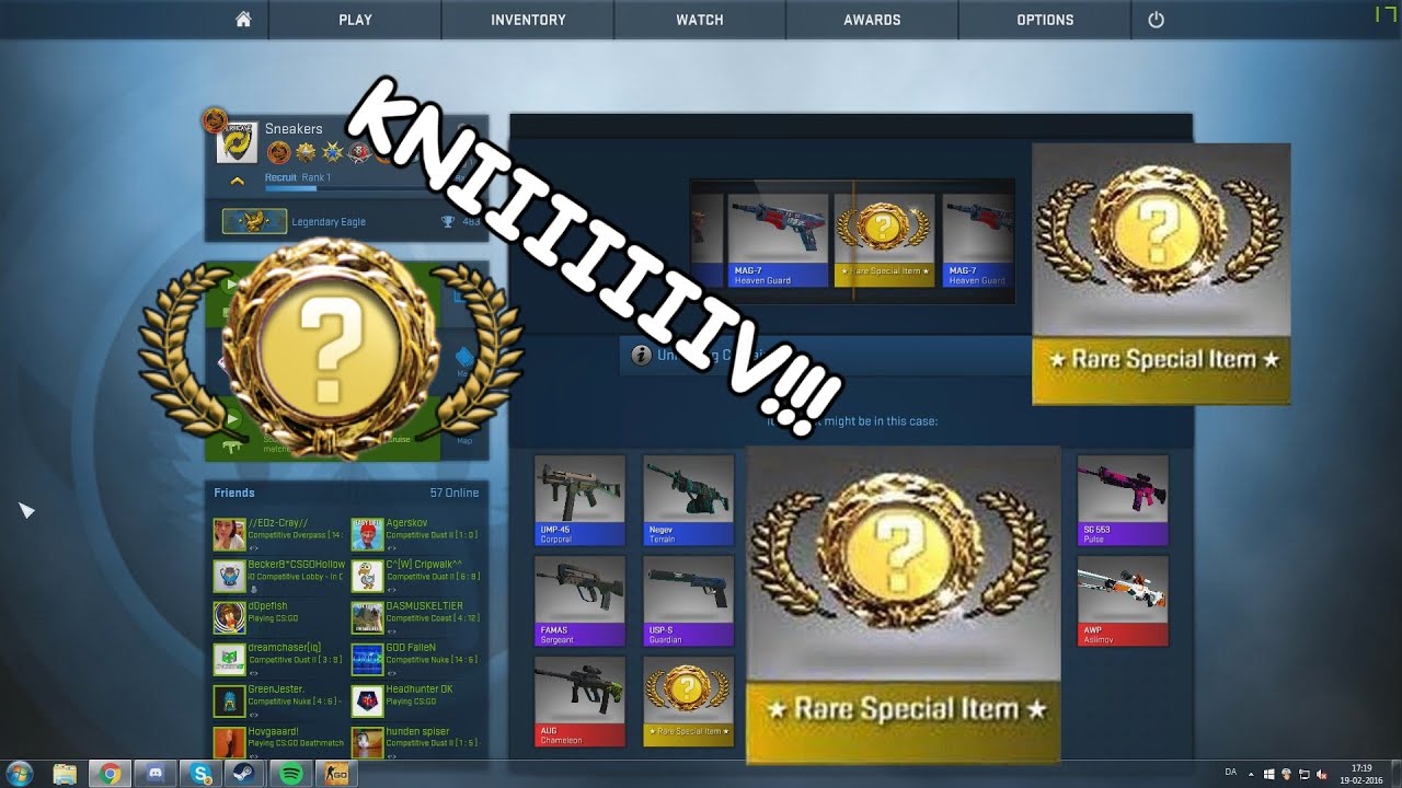 [DANISH] Jeg fik en kniv?!?! (CS:GO Knife opening reaktion!) - YouTube
