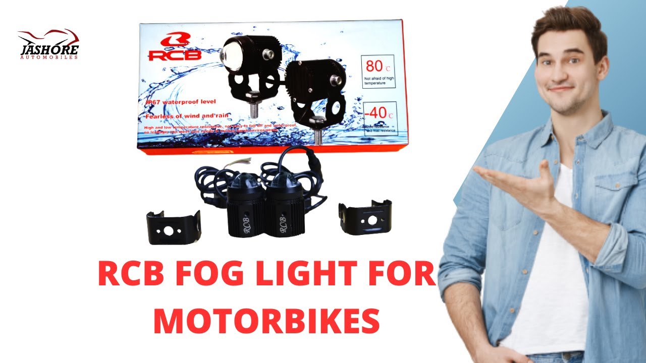 Affordable RCB LED Fog Lights for Motorcycles - YouTube