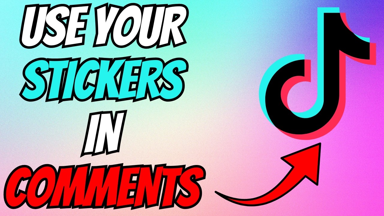 How to Use TikTok Stickers in Comments | Send Stickers on TikTok - YouTube