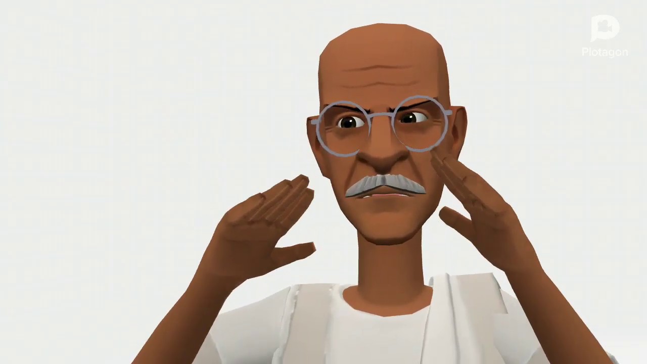 HUMANITY QUOTE|MAHATHMA GANDHI|ANIMATION|HOSTEL CRAFTS - YouTube