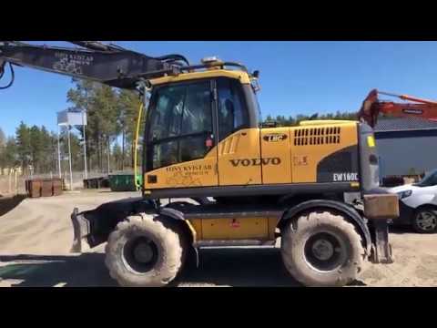 Volvo EW 160 C - YouTube