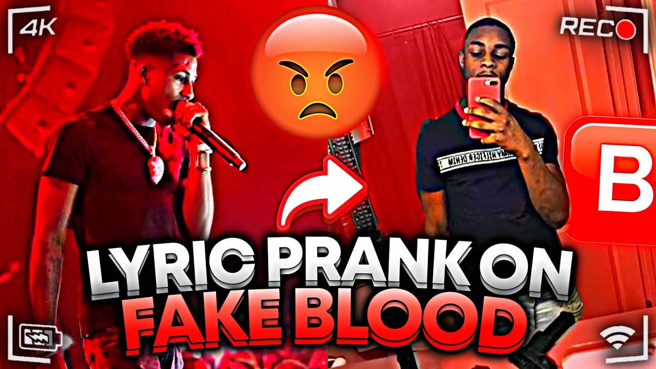 NBA YOUNGBOY - “BRING THE HOOK” | LYRIC PRANK ON FAKE BLOOD 😡 **GONE ...