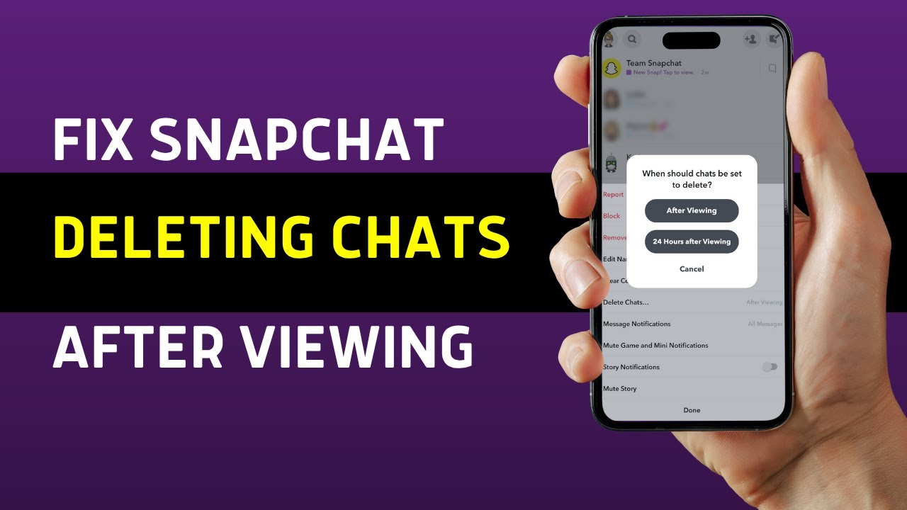 How to Fix Snapchat Automatically Delete Chats After Viewing (2025 ...