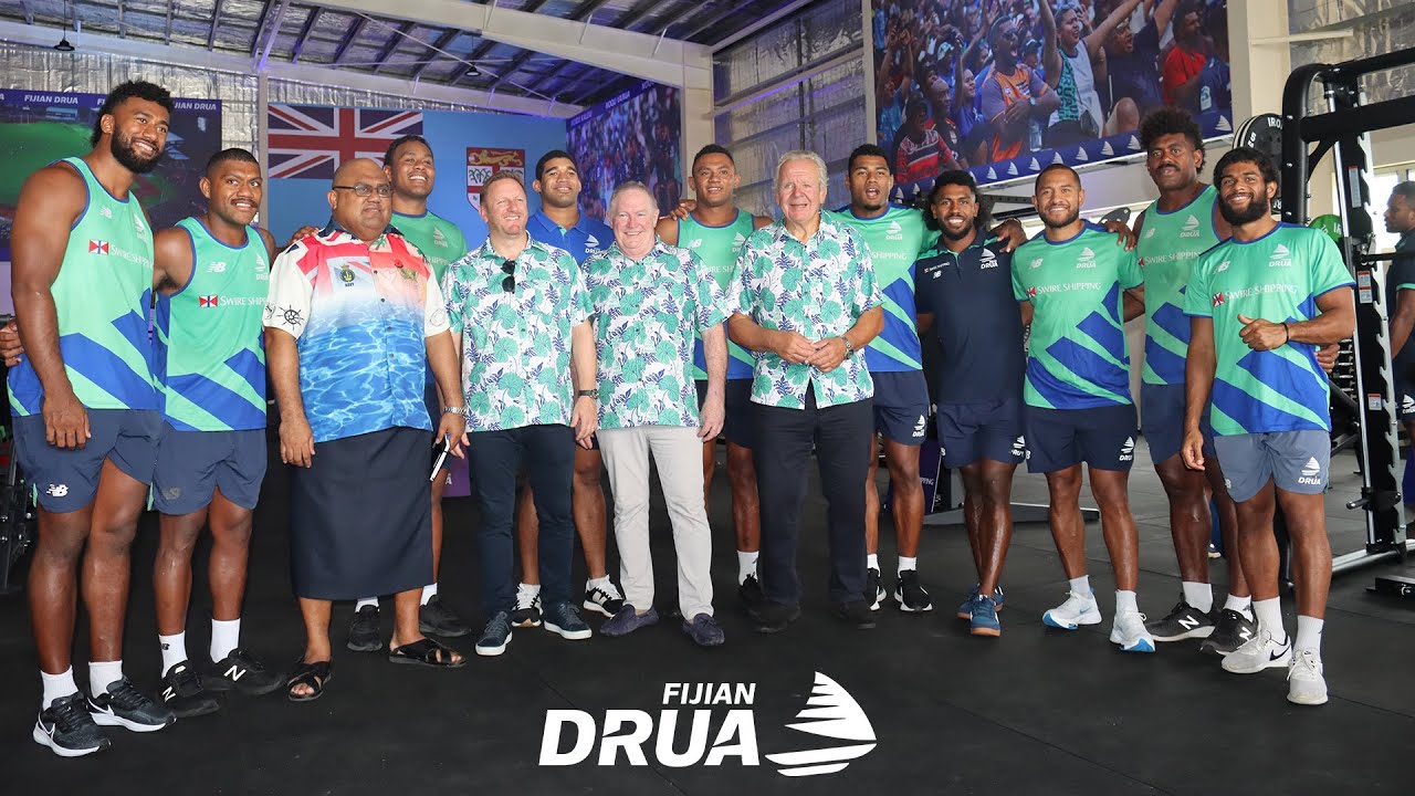 World Rugby Chairman opens Fijian Drua Homebase - YouTube