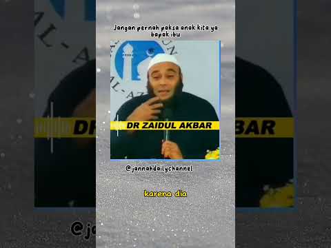 Jangan paksa anak kita ya ayah bunda #parenting #drzaidulakbar #reminder