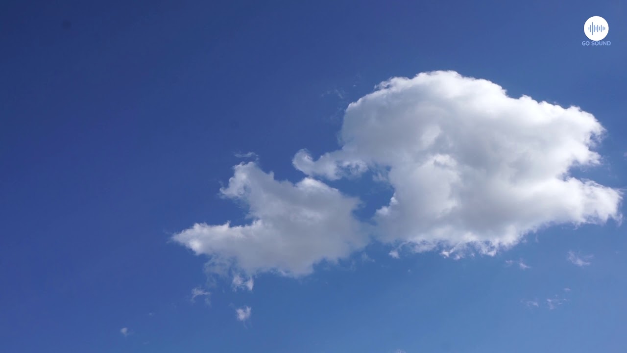 [Go sound] the sound of the wind moving the clouds in the fine sky ...