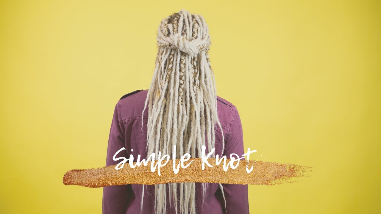 Dreadlock Updo | How to | Simple Knot - YouTube