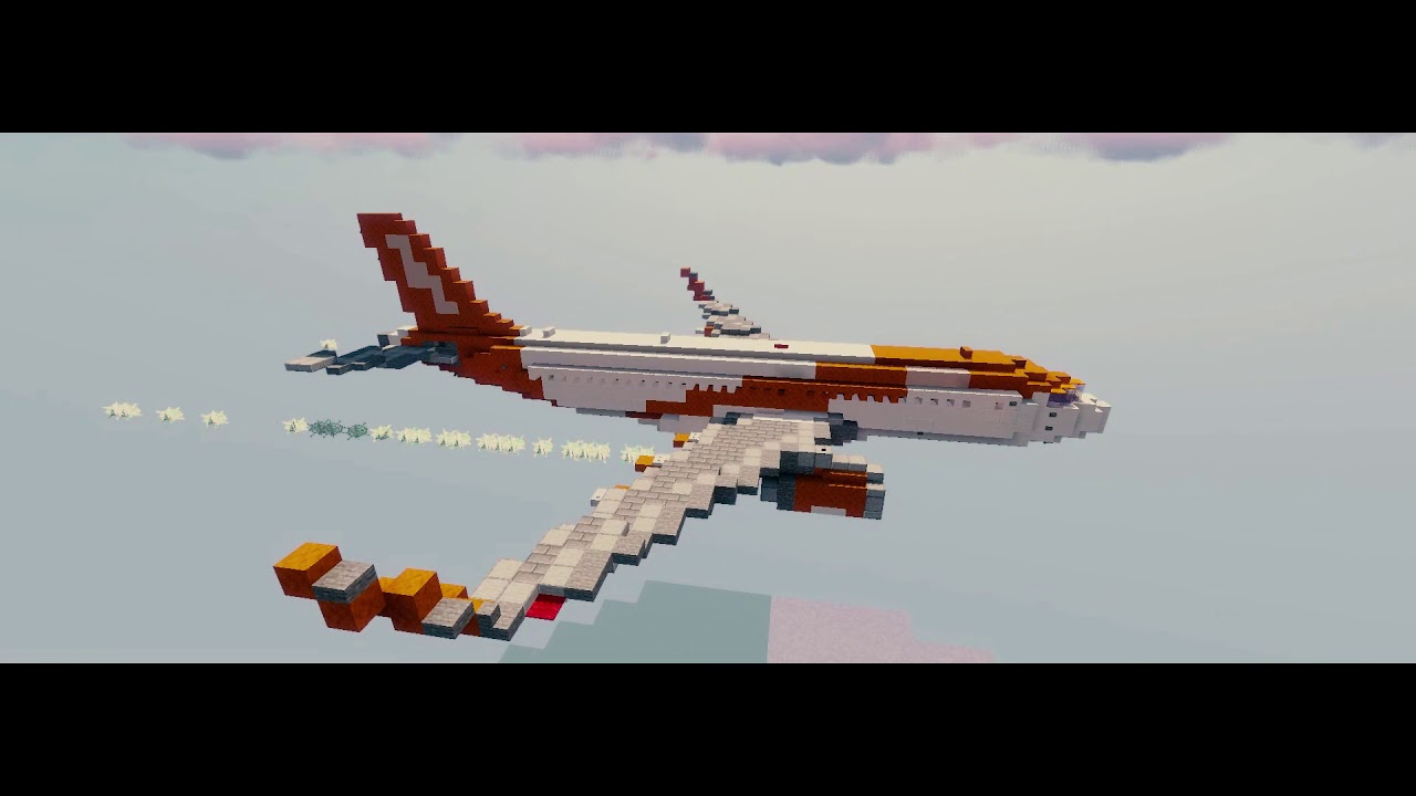 Minecraft - Easyjet A320 - YouTube