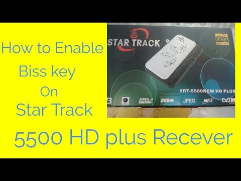 How to enable Biss key in Star track 5500+ HD Revever