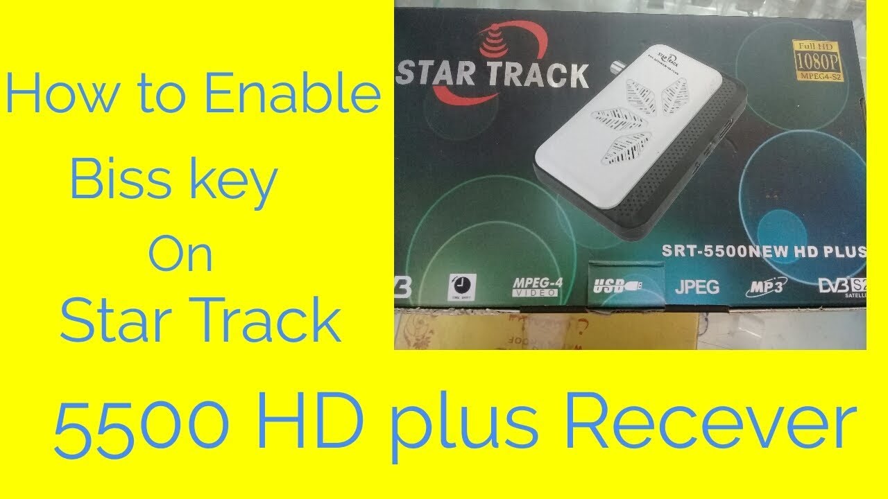 How to enable Biss key in Star track 5500+ HD Revever - YouTube