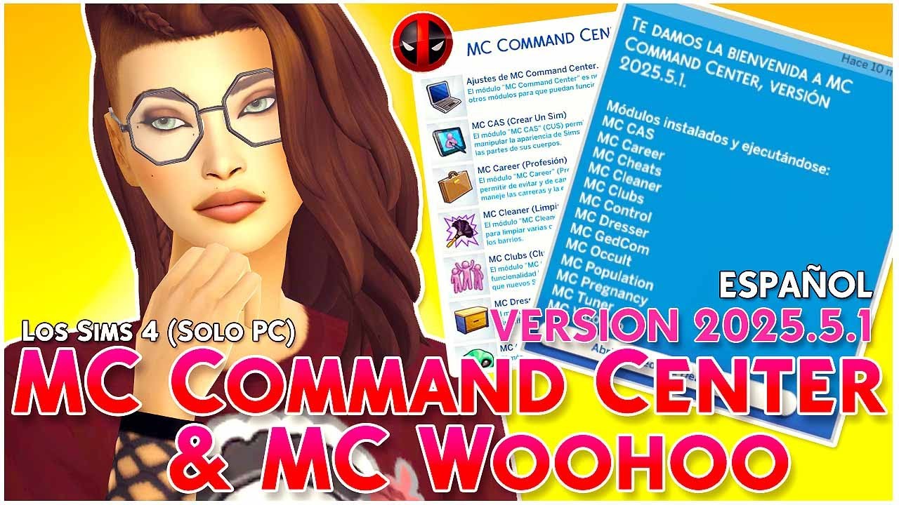 MC COMMAND CENTER 2025.5.1 // LOS SIMS 4 (MOD ESPAÑOL) - YouTube