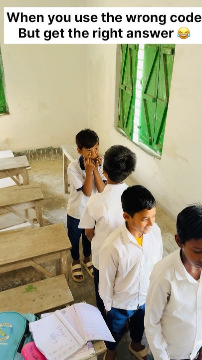 Wrong code but right answer #shorts - YouTube