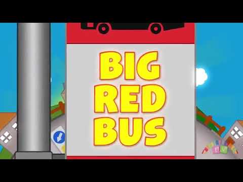 Big red bus karaoke for Toddlers - YouTube