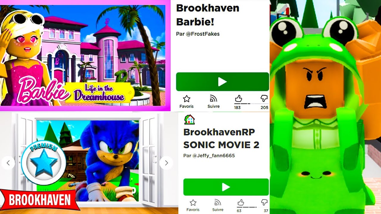 JE JOUE À DES FAKES BROOKHAVEN RP🏡 ( Il me font rager ) - YouTube