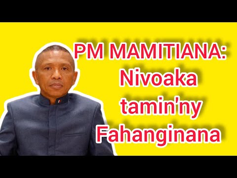 Manoloana ny zaza very sy tranga maro samihafa eto amin'ny firenena dia nanao fanambarana ny PM 