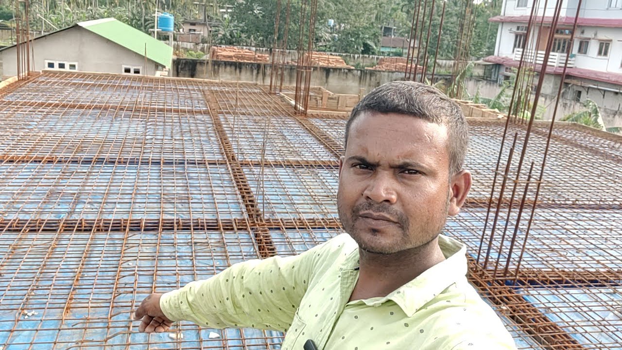 sleep reinforcement working process||building construction work||Nazir ...