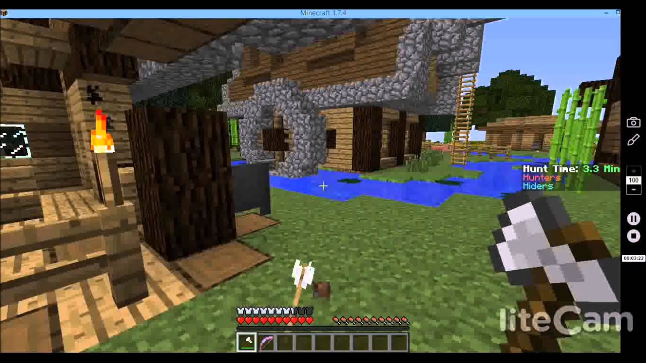 Block Hunt on Mineplex Server- Don't Eat My Face! - YouTube