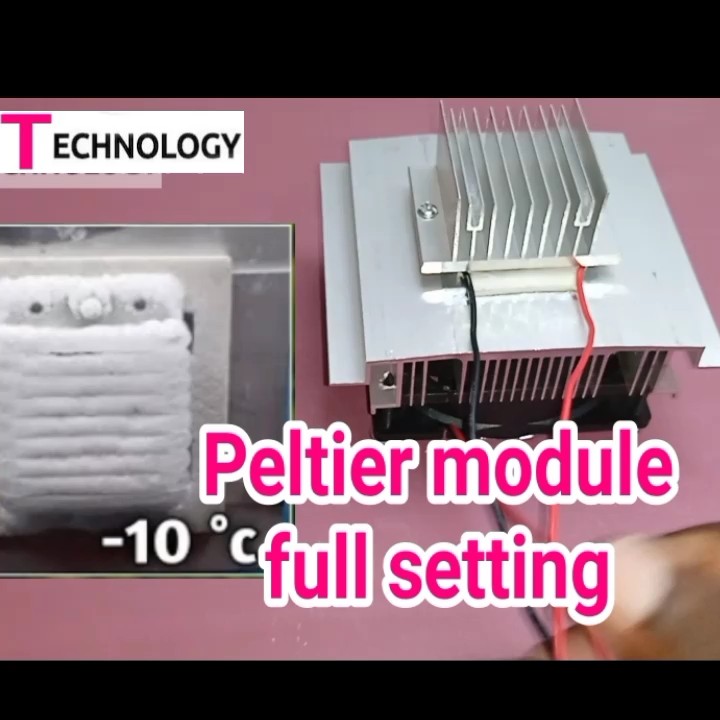 Peltier module use water cooler #peltier #peltiermodule - YouTube
