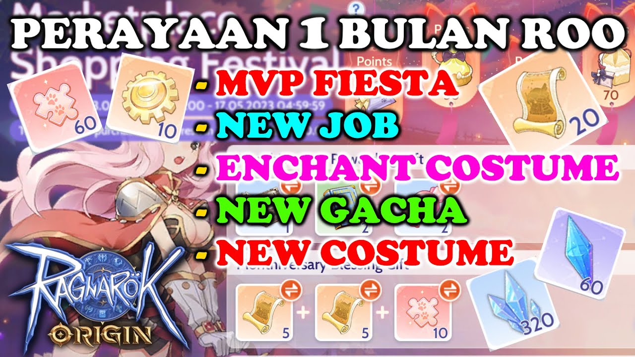 1 MONTH CELEBRATION! NEW JOB AKAN DATANG! Ragnarok Origin Global ROO ...