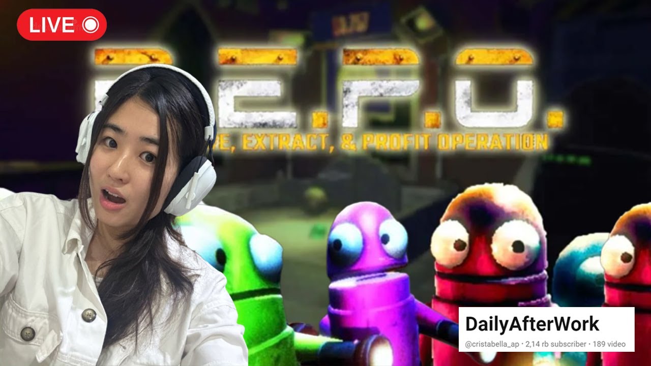 LIVE COLLAB! PERTAMA KALI AKU MAIN R.E.P.O BERSAMA PARA SECURITY - @Agnes_vp @Halu_Gaming - YouTube