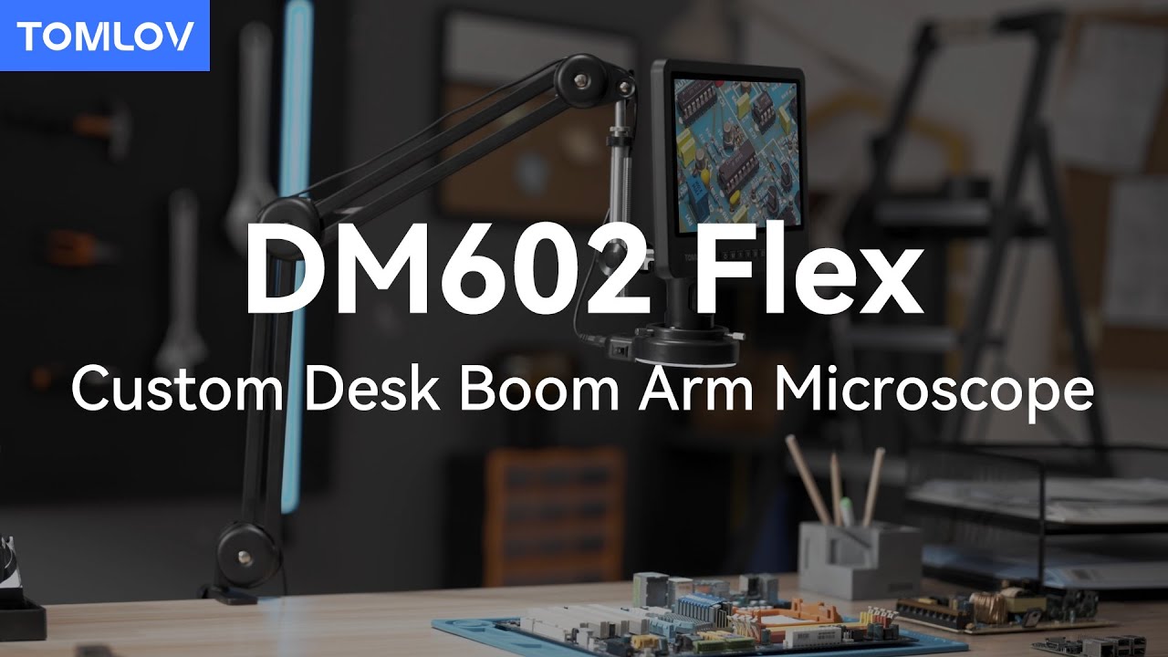 Adjustable Direction Flexible Stand Boom Arm Digital Microscope ...