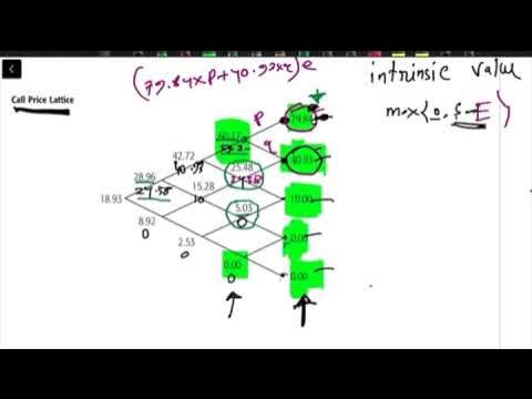 Finding American option value using Binomial tree.... - YouTube
