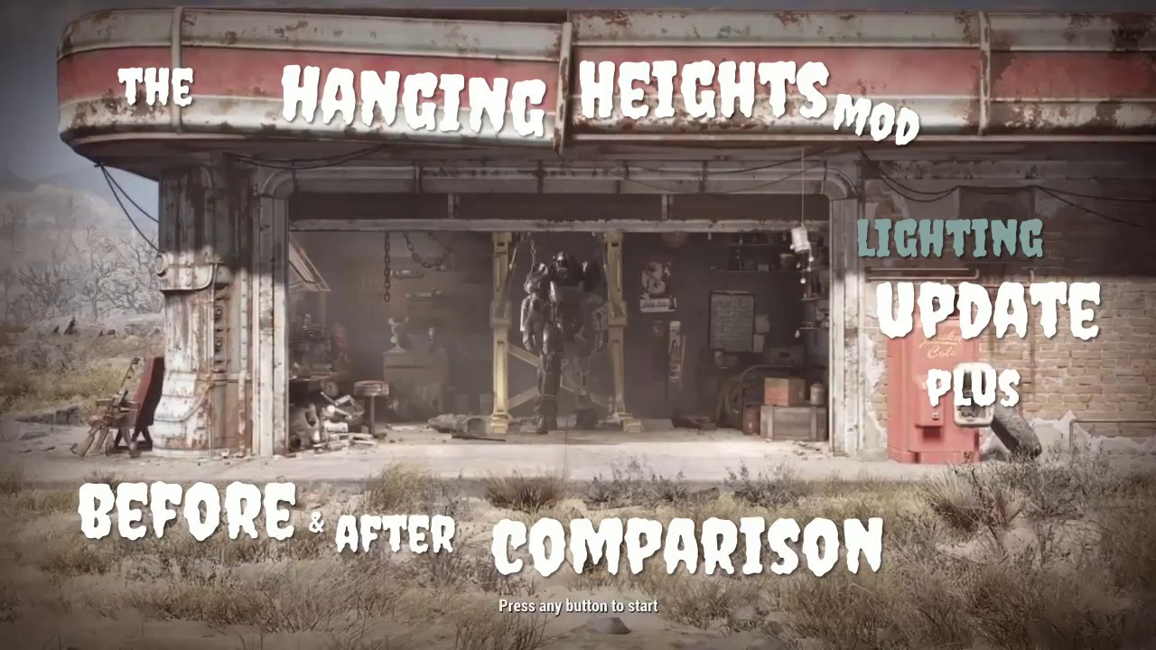 Hanging Heights mod lighting Fallout 4 Ps4 - YouTube