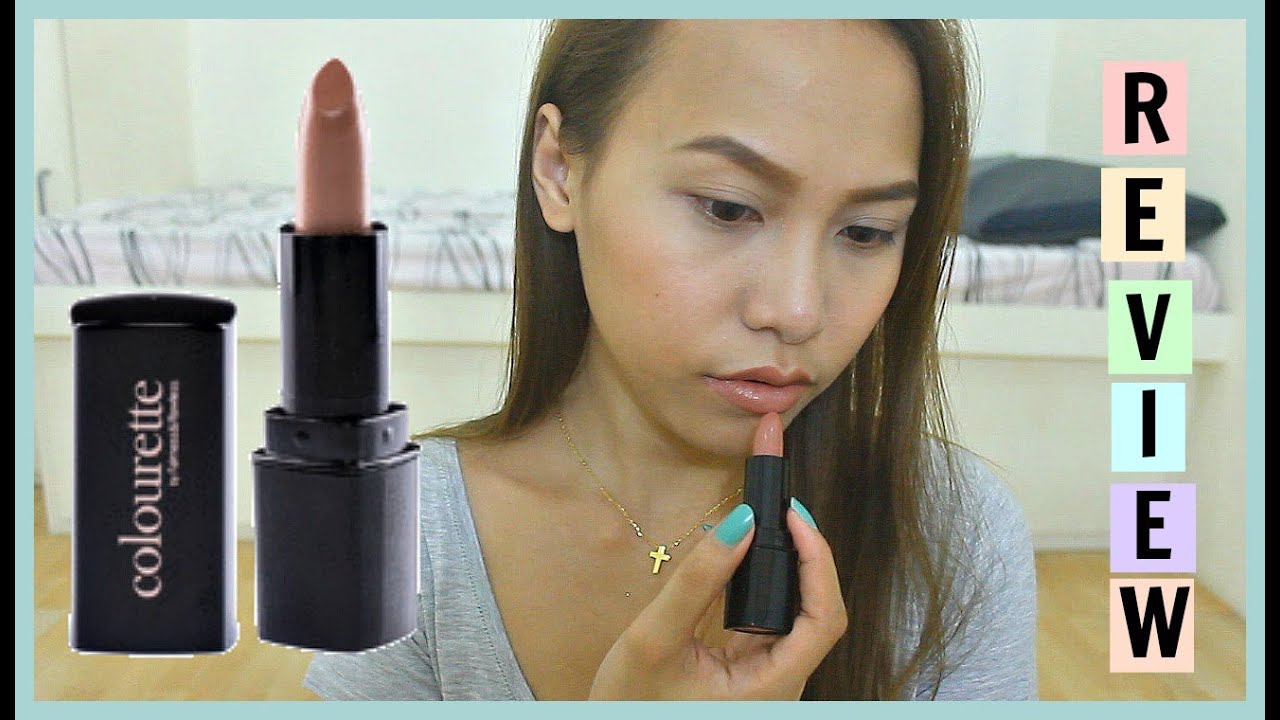 COLOURETTE LIPSTICK First Impression Review : Taglish | rhaze - YouTube