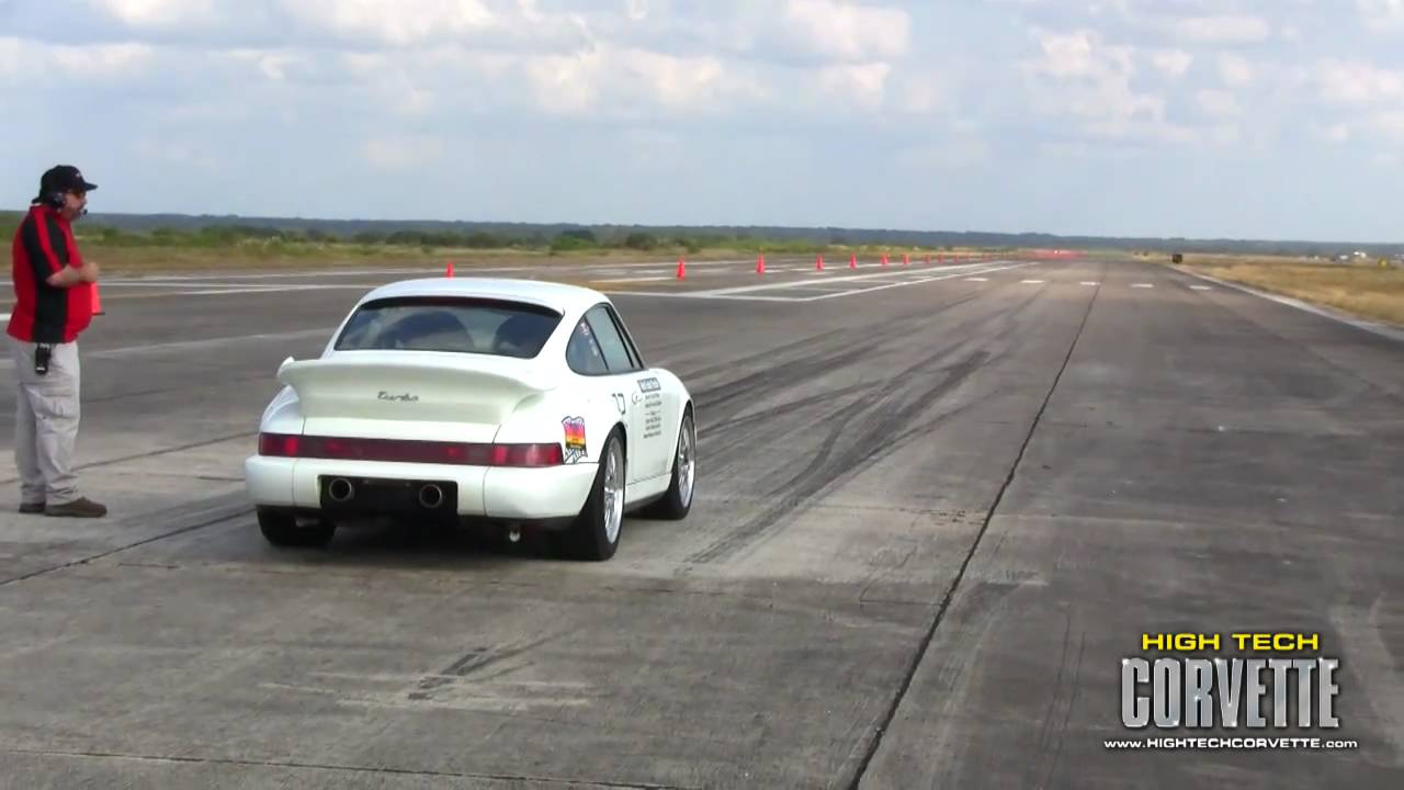 220+ mph Porsche at the Texas Mile - October 2010 - YouTube