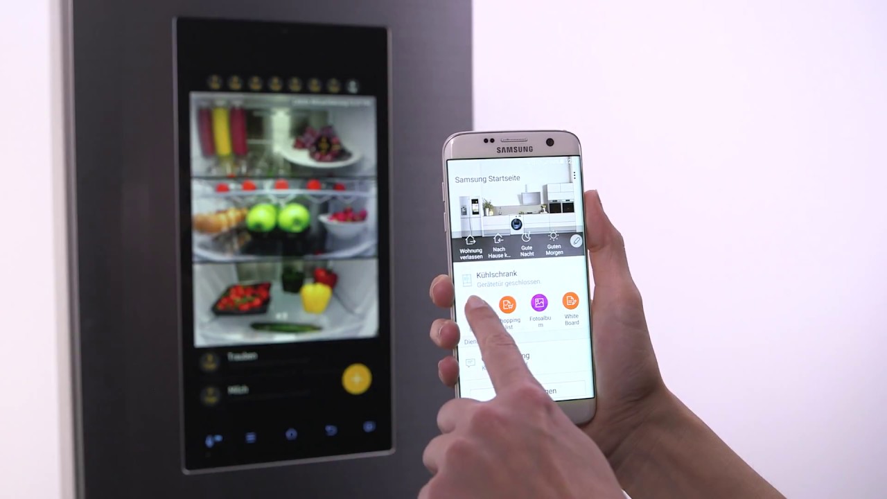 Samsung Family Hub: Food Reminder - YouTube