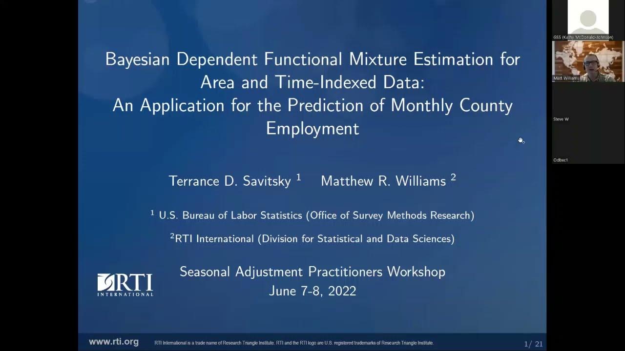 c1 Bayesian Dependent Functional Mixture Estimation for Area and Time-Indexed Data - YouTube