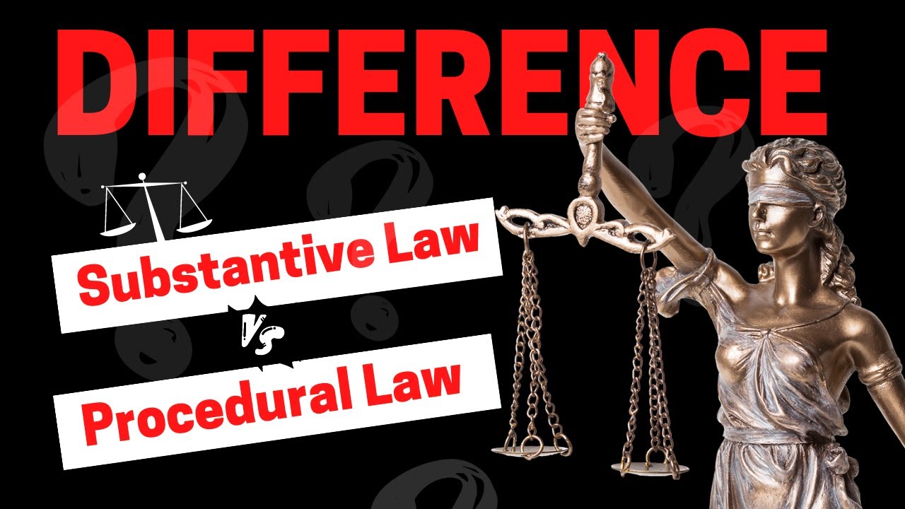 Difference Between Substantive Law Procedure Law Hindi Shivani difference-between-substantive-law-procedure-law-hindi-shivani