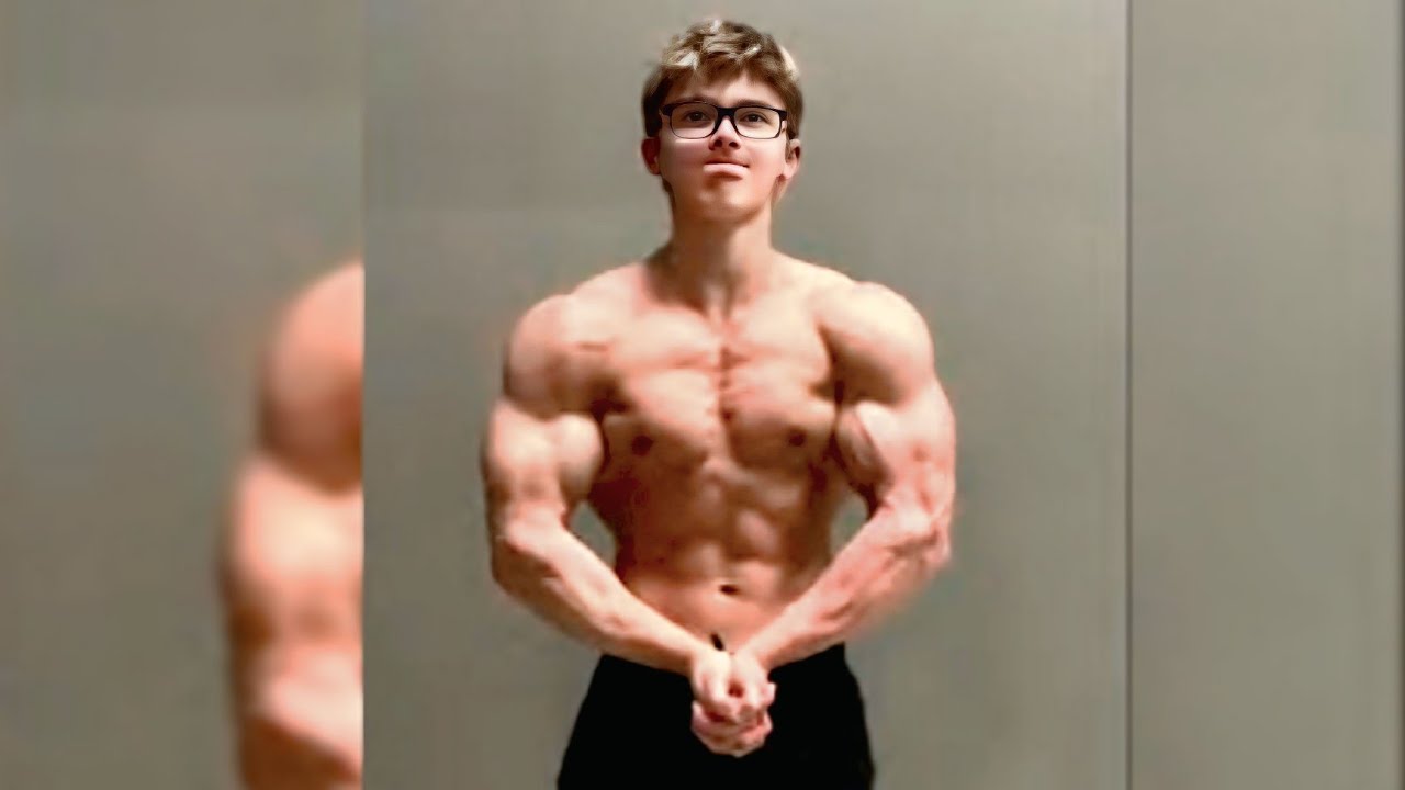 16 years teen bodybuilder - YouTube
