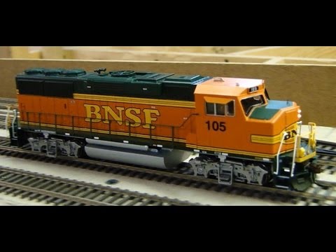 Athearn BNSF GP60M #105 w/ Sound - YouTube
