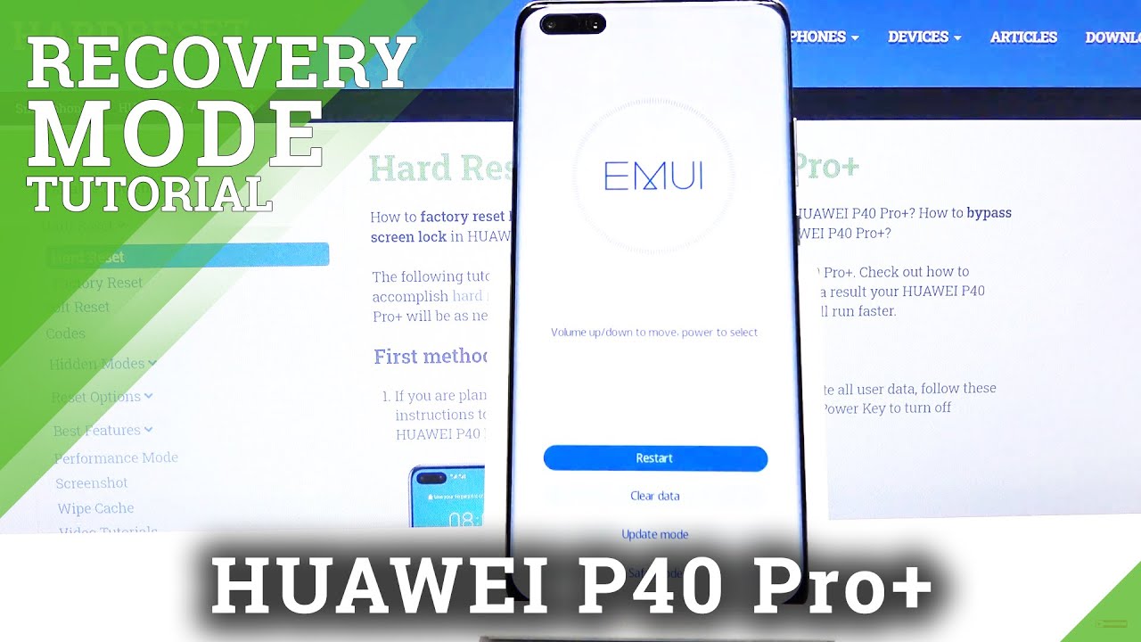 Recovery Mode in HUAWEI P40 Pro+ - How to Enable & Use Recovery ...