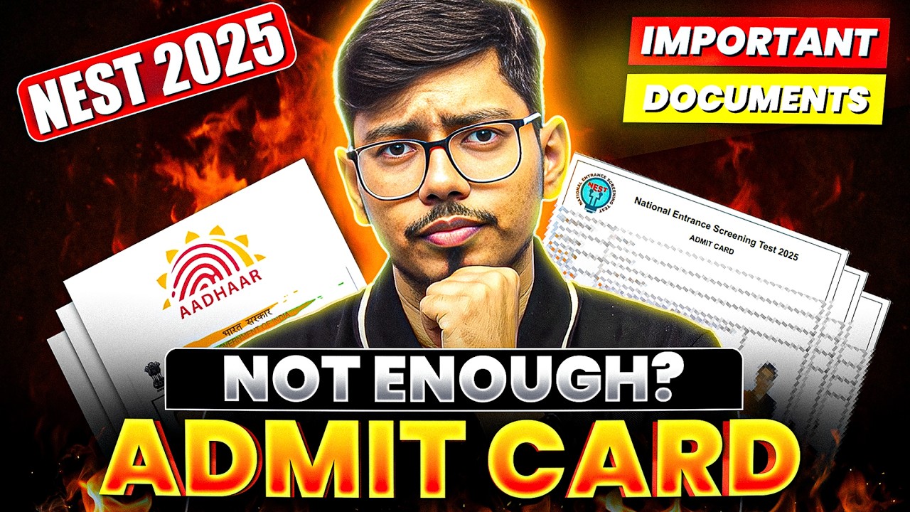 NEST 2025 Must Carry Documents & Dress Code for Exam Day | Avoid ...