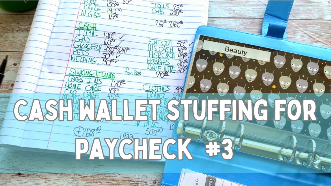Cash Wallet Stuffing Paycheck # 3 |Magic Month! | - YouTube