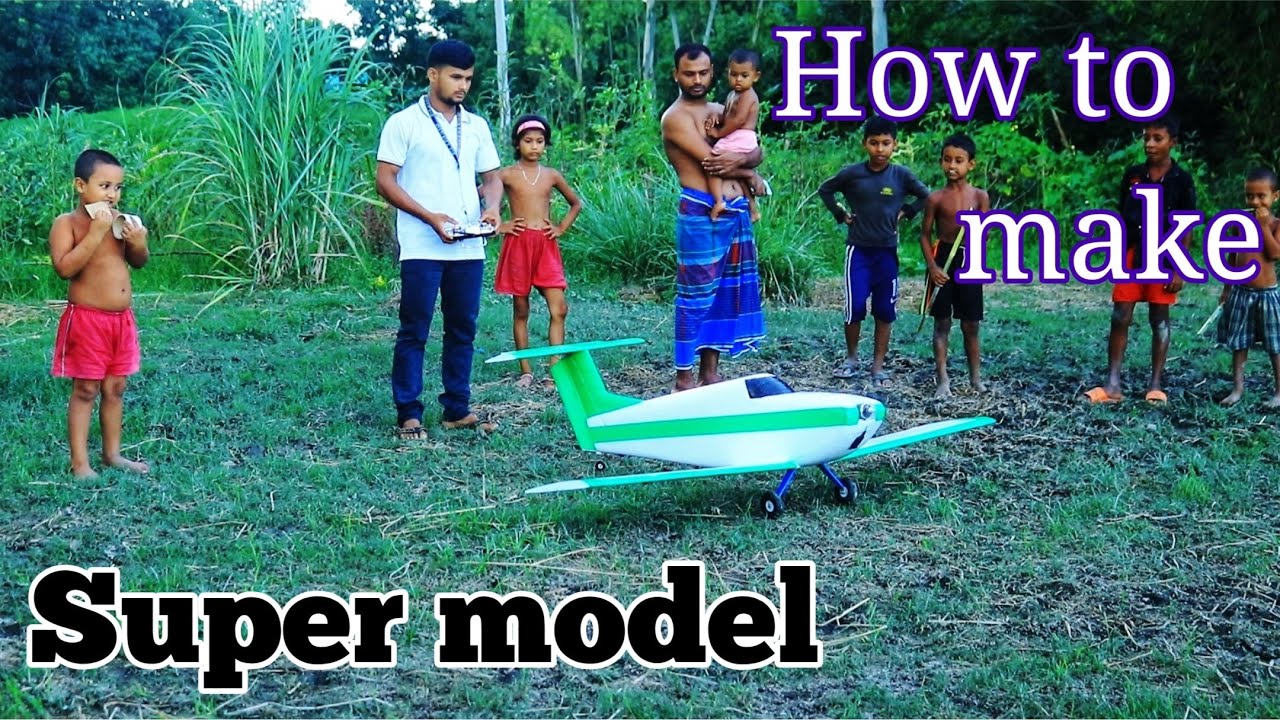 How to make a super model rc aircraft | rc life - YouTube