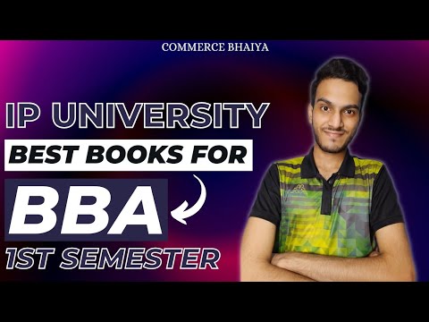 BEST BOOKS FOR BBA (1st Sem) | IPU | Commerce Bhaiya - YouTube