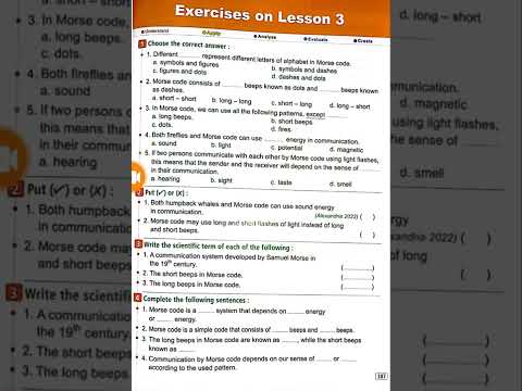 lesson 3 mores cod grade 4 term 1book exercises - YouTube