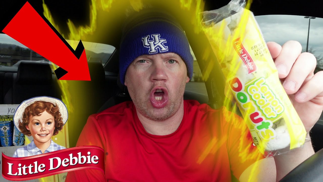 Little Debbie Lemon Cooler Donuts (Reed Reviews) - YouTube